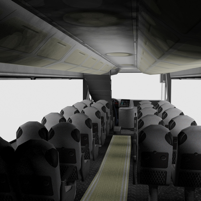 coach bus 3d model