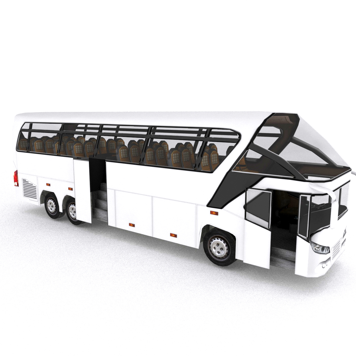 coach bus 3d max