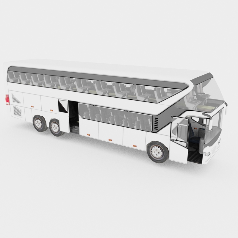 coach bus 3d model