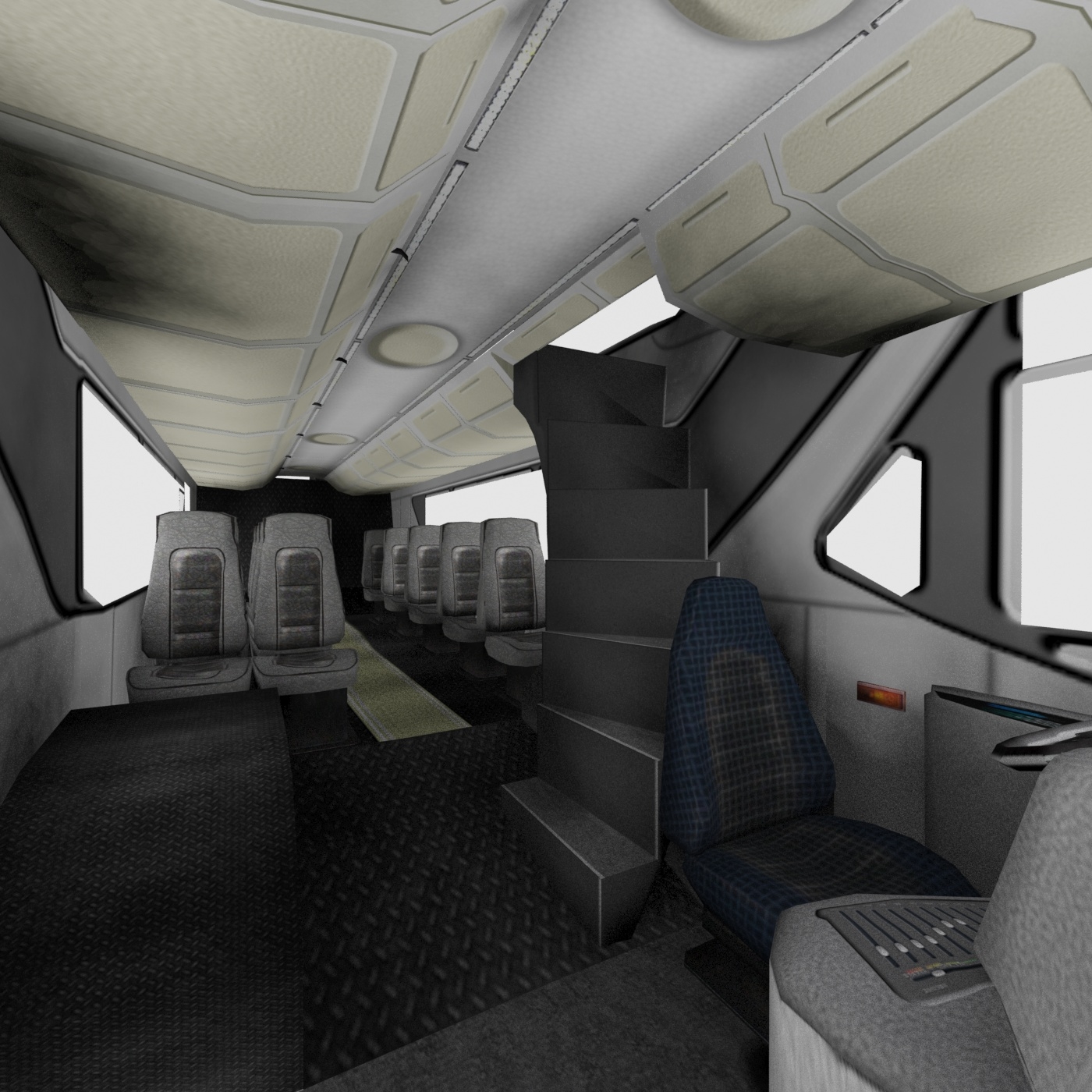coach bus 3d model
