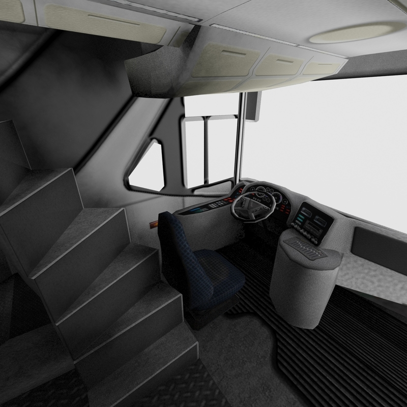 coach bus 3d model
