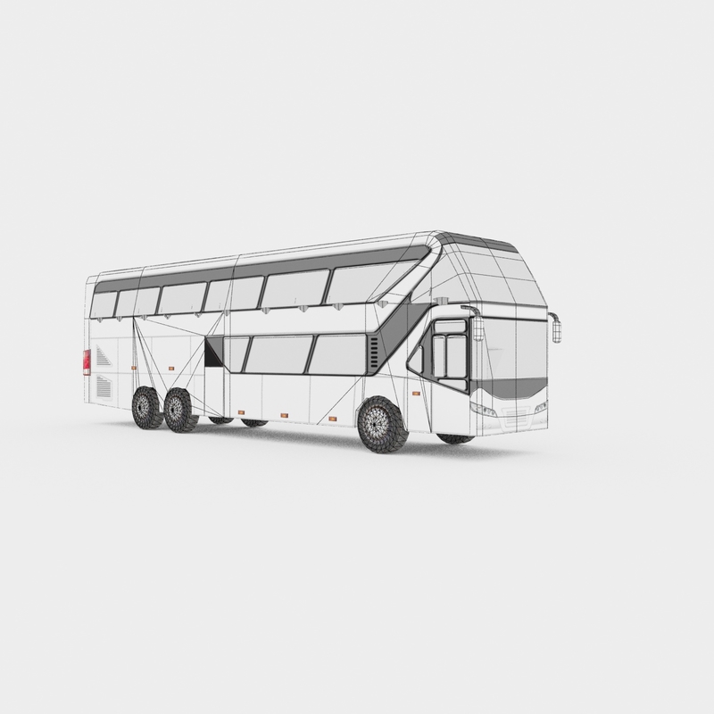 coach bus 3d model