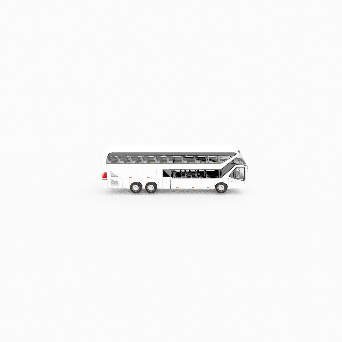 coach bus 3d model