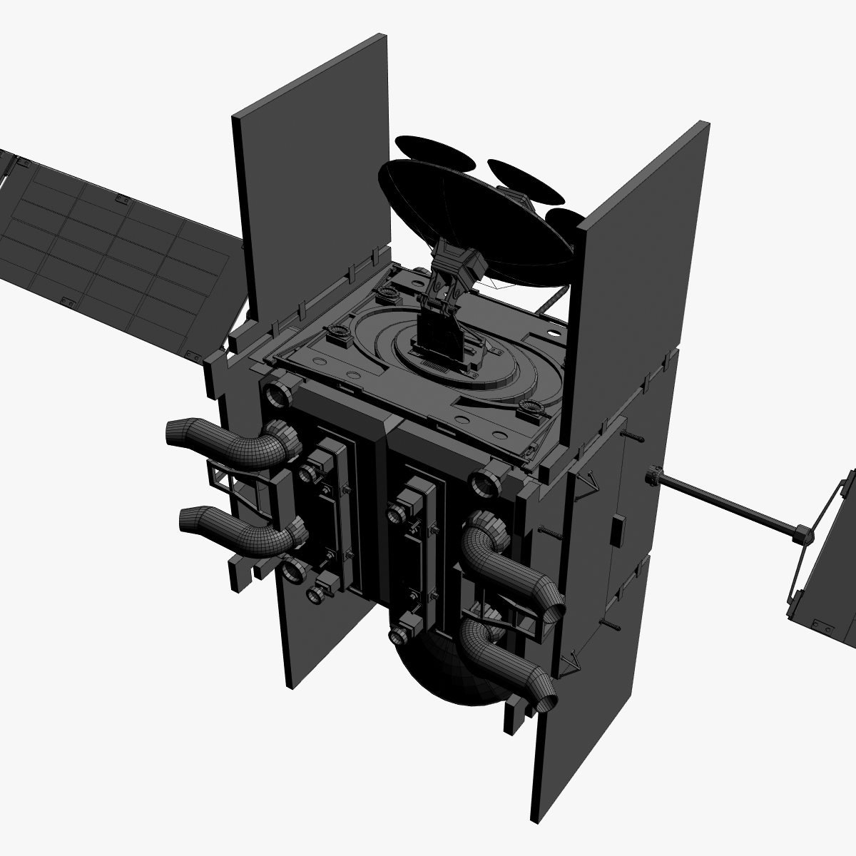 3d global satcom model