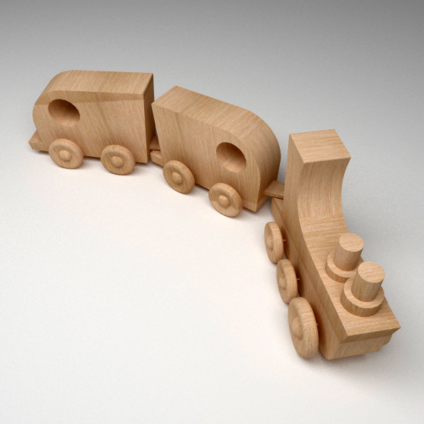 wood wooden 3d model