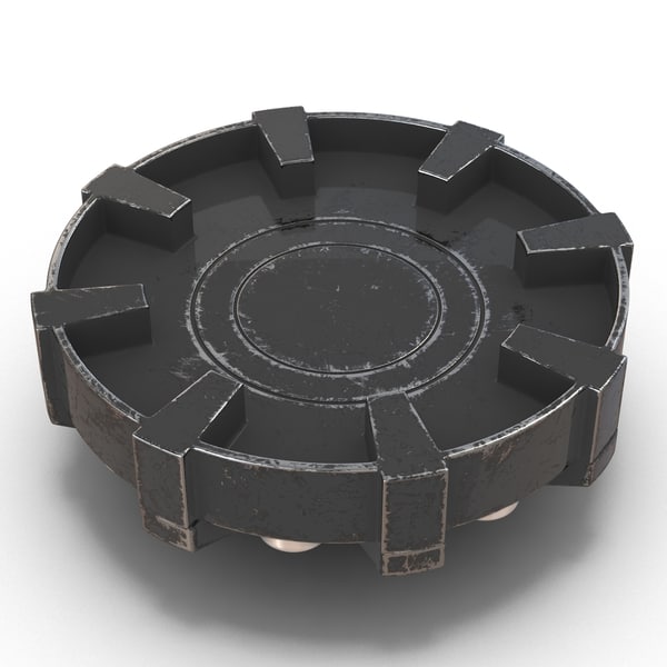 3d industrial end cap 3 model
