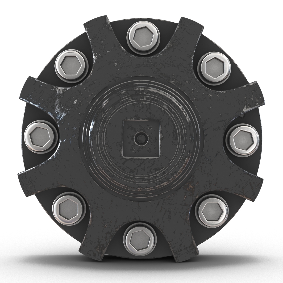 3d industrial end cap 3 model