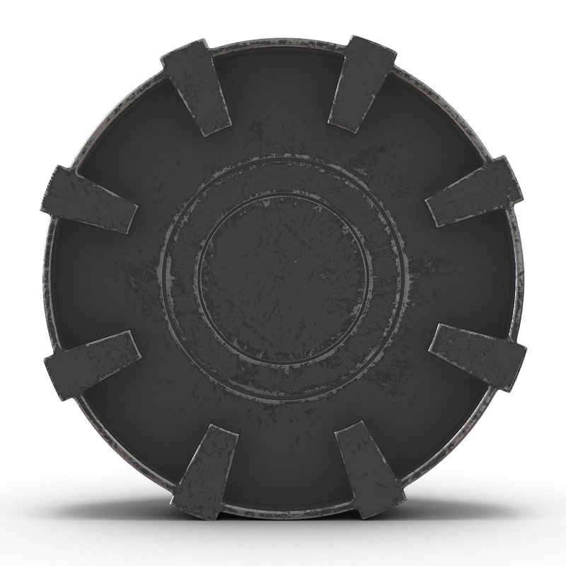 3d industrial end cap 3 model