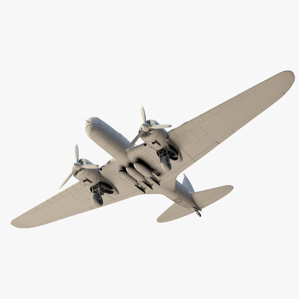 3d model db-3 bomber
