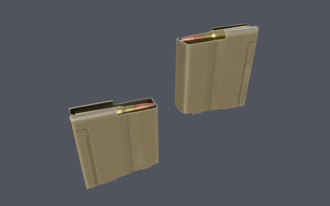 3d m107a1 rifle model