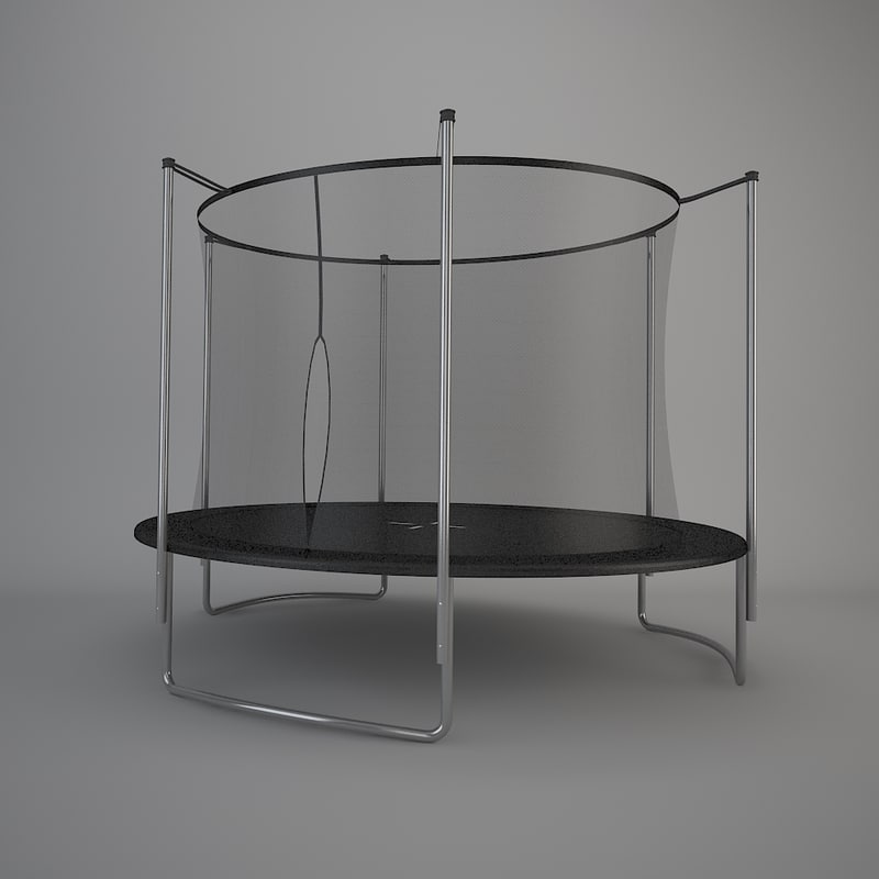 outdoor trampoline 3d model