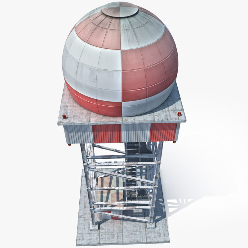 radar tower obj
