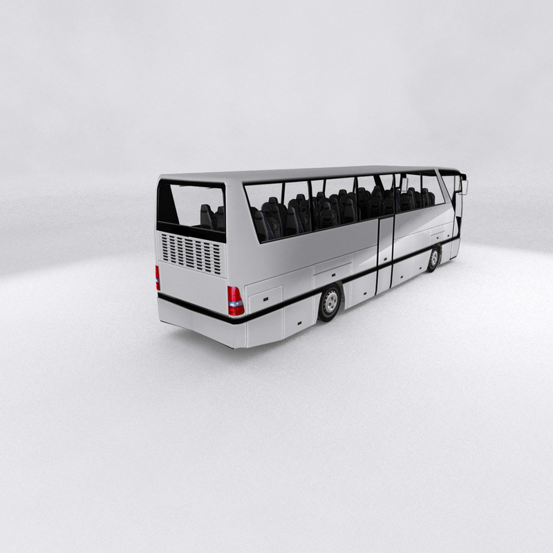 coach bus 3d model