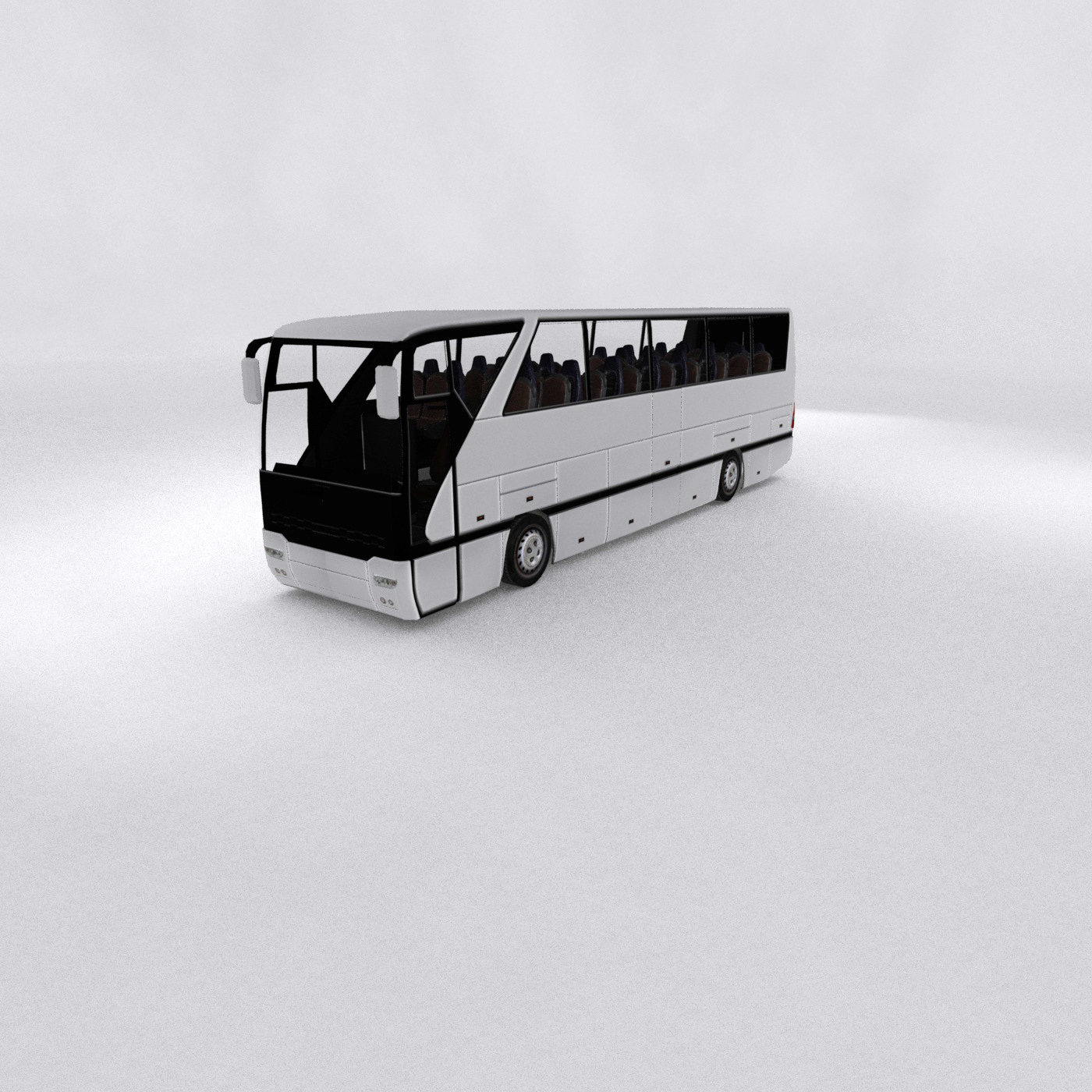 coach bus 3d model