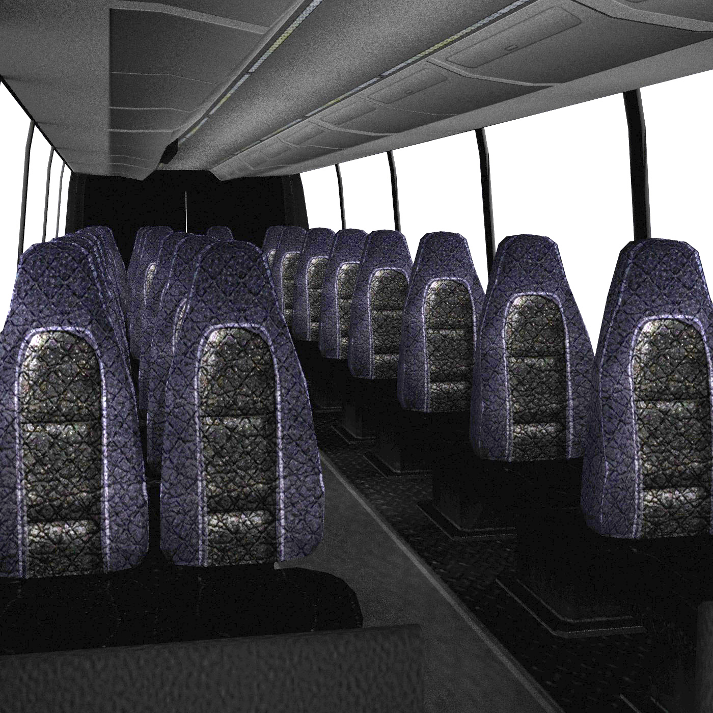 coach bus 3d model