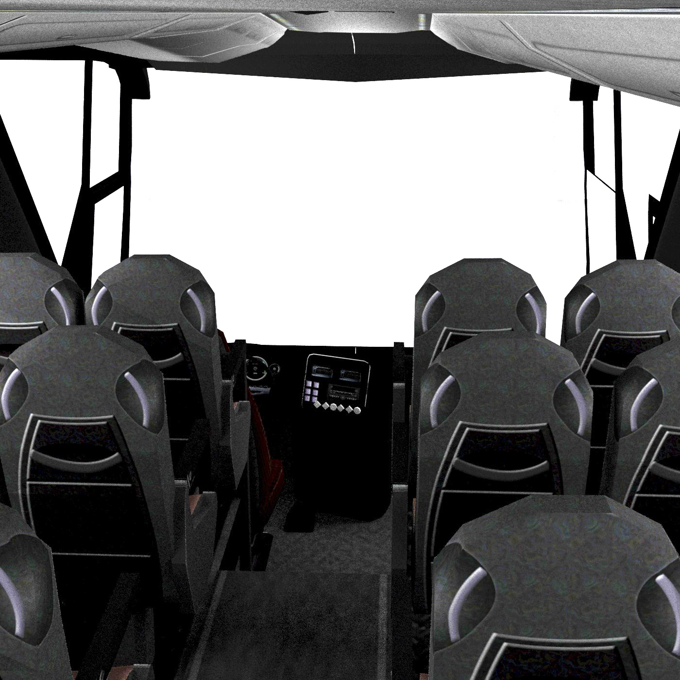 coach bus 3d model