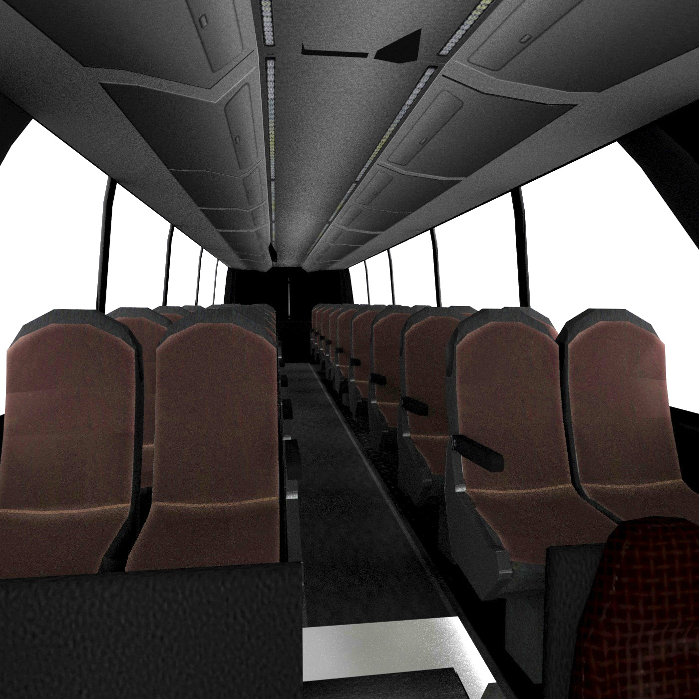 coach bus 3d model