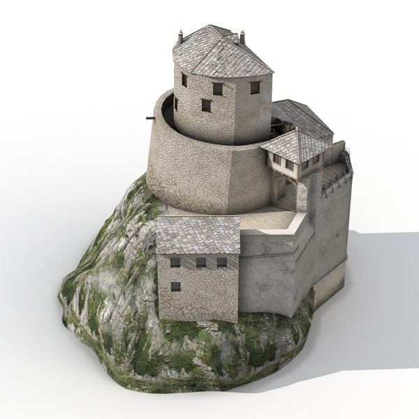 old castle hill 3d model old castle hill 3d model