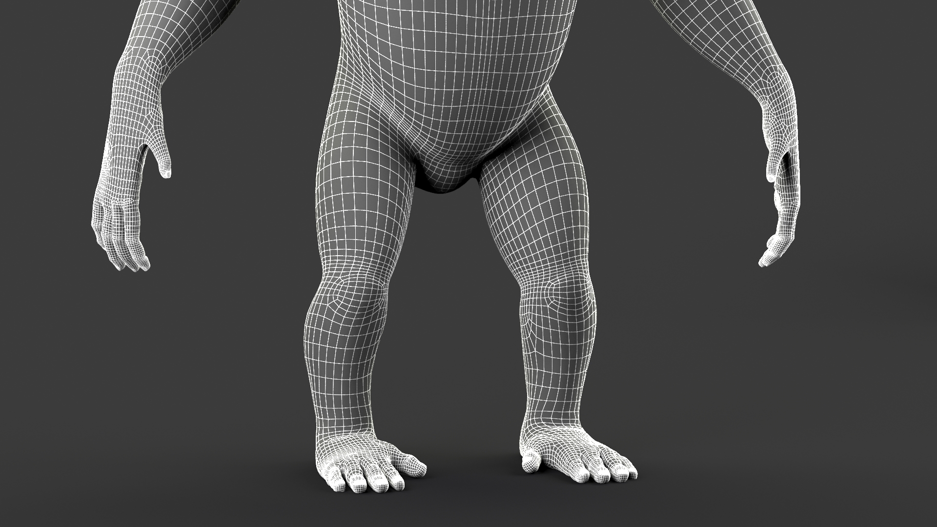 3d model realistic chimp