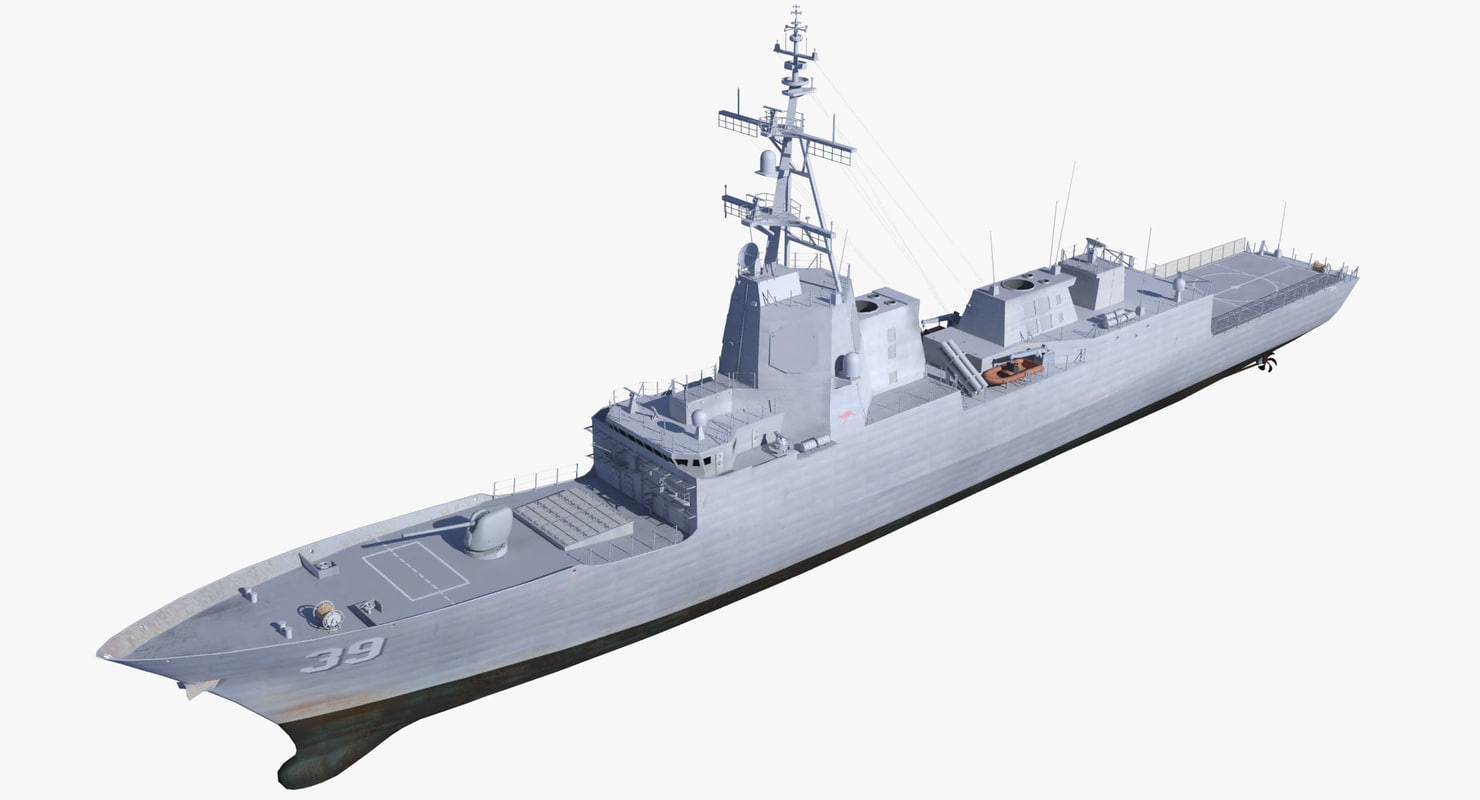 3d model hmas hobart
