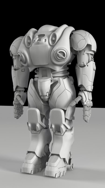 3d robo model