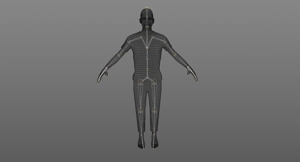 zombie rigged 3d model