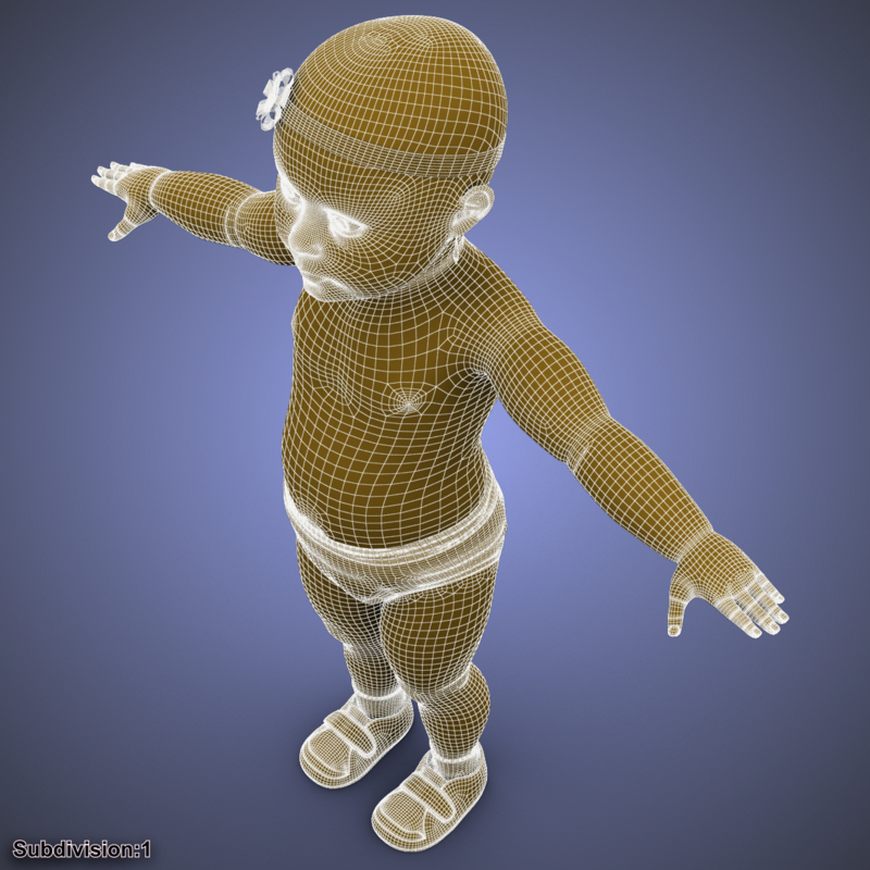 baby real obj