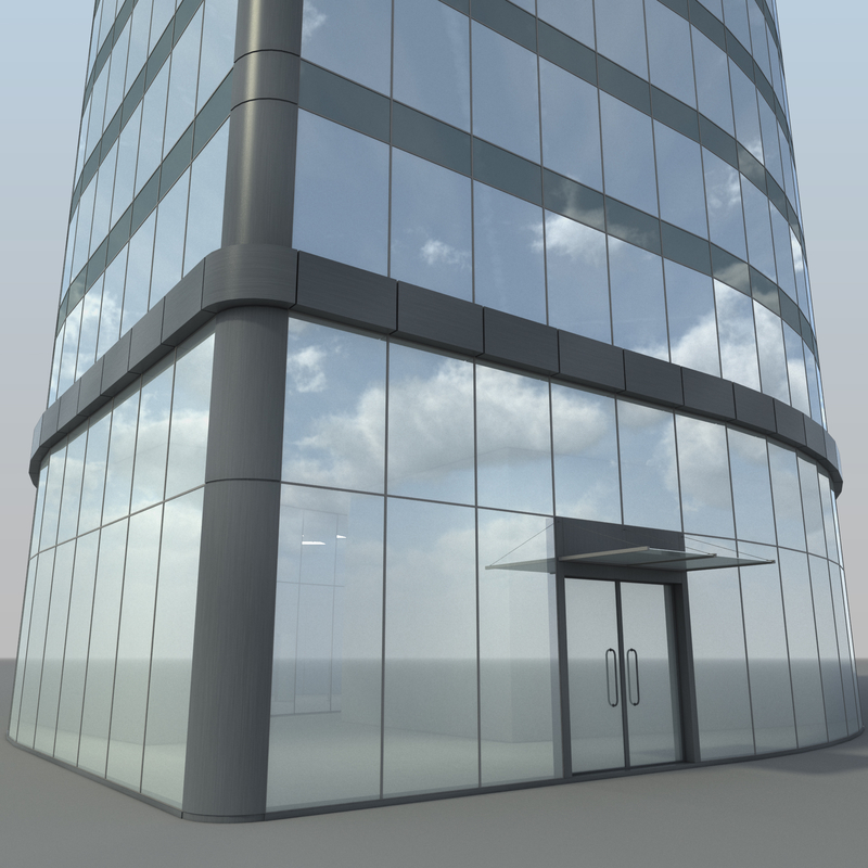 3d tall building model