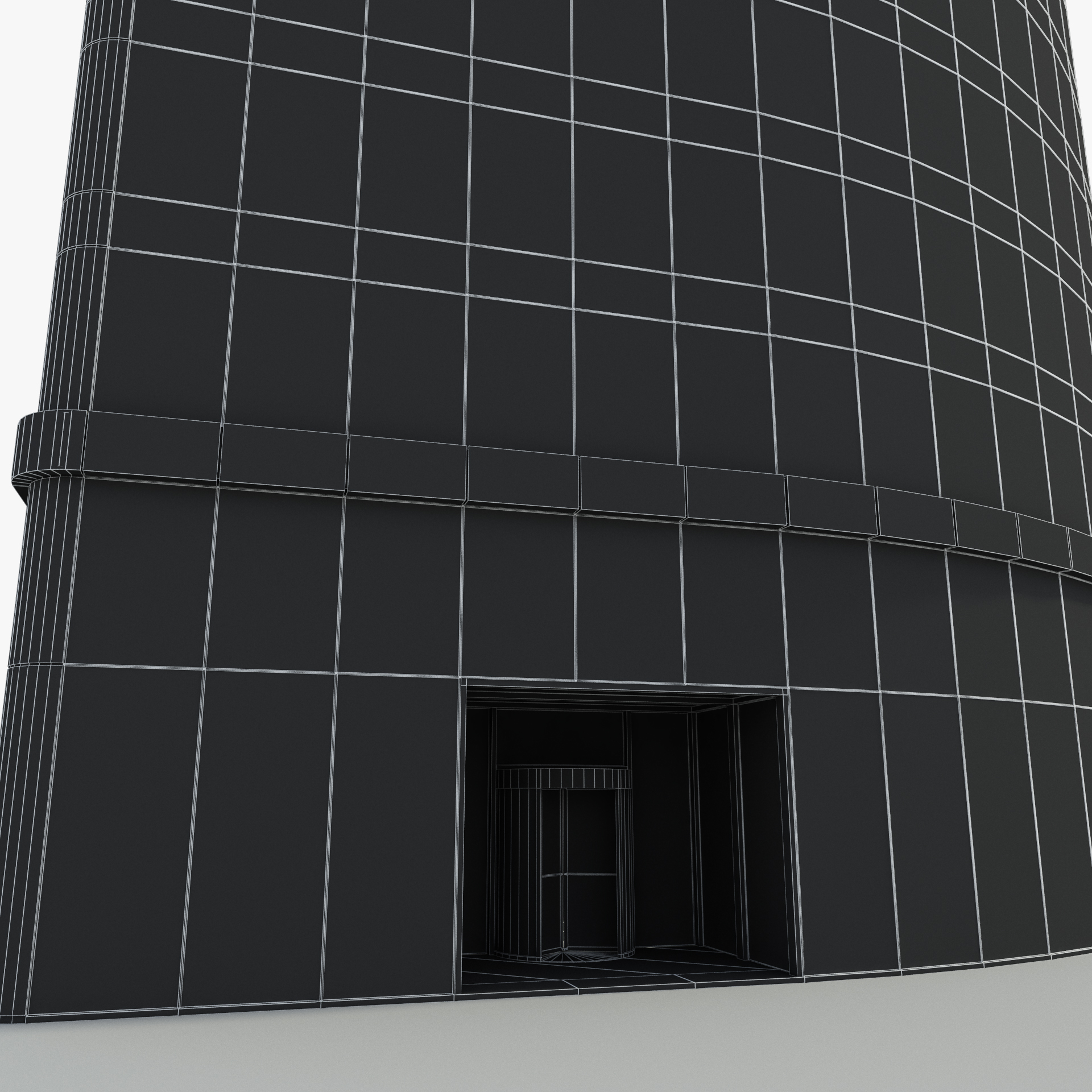 3d tall building model