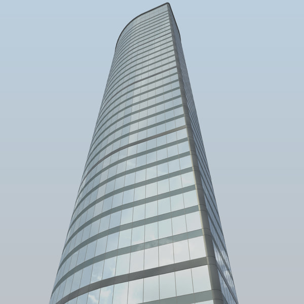 3d tall building model