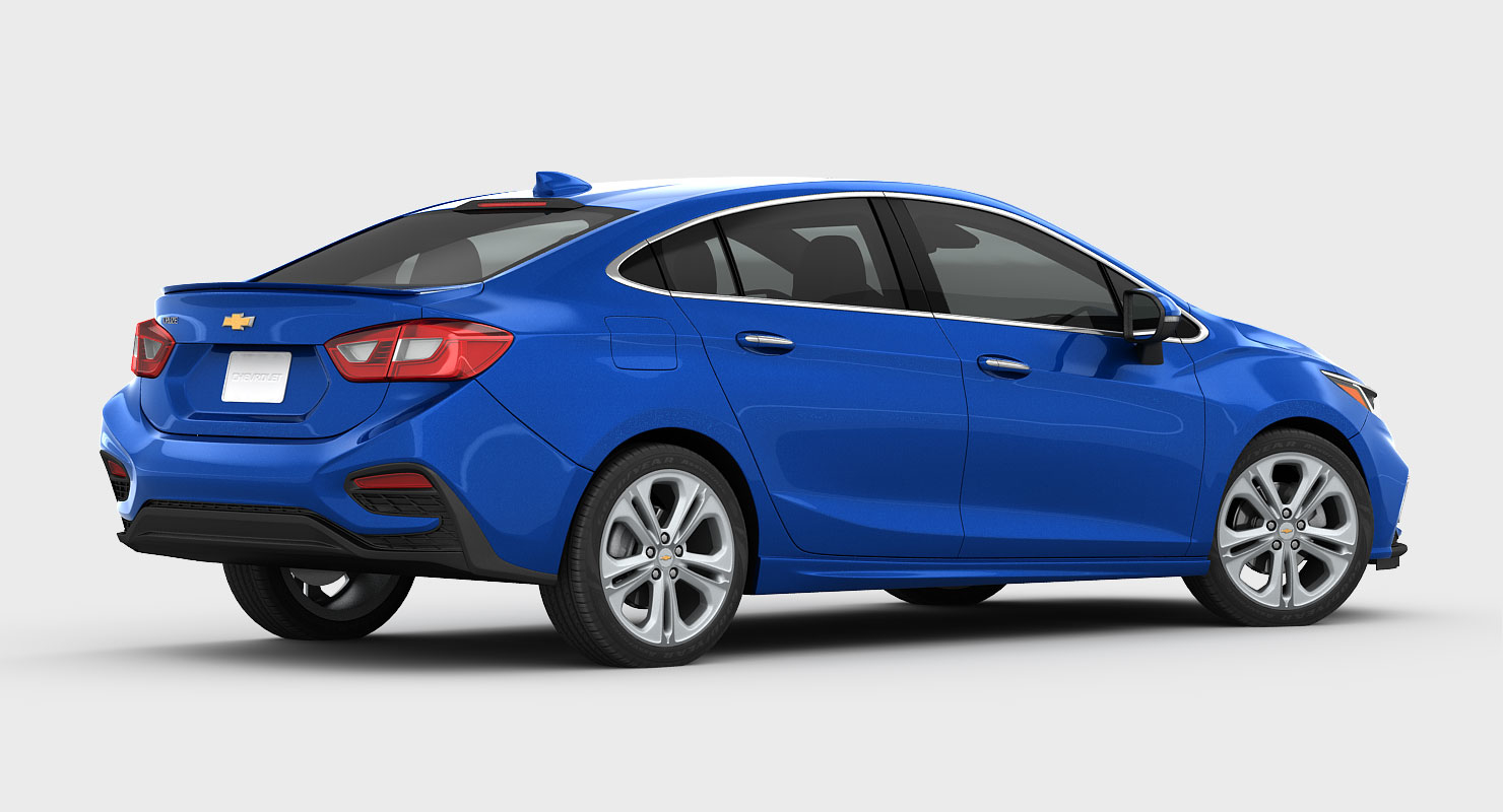 3d model chevrolet cruze sedan