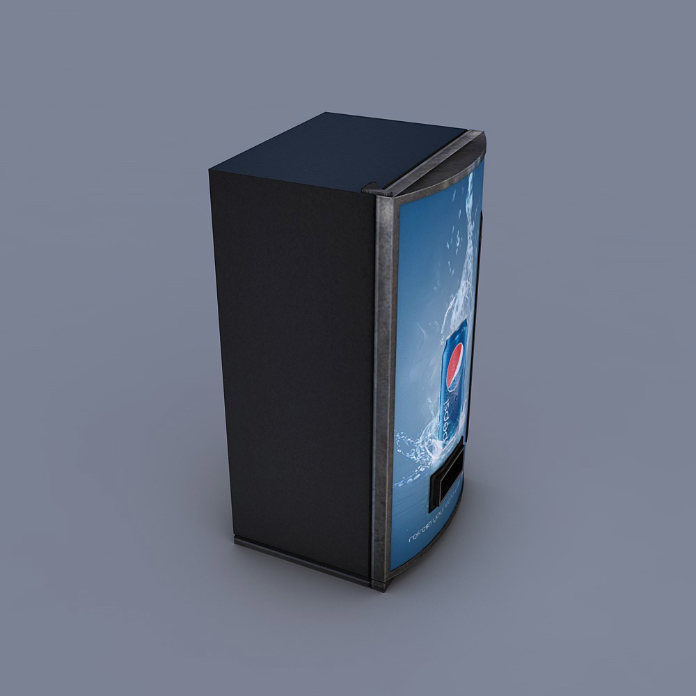 vending machine pepsi 3d model