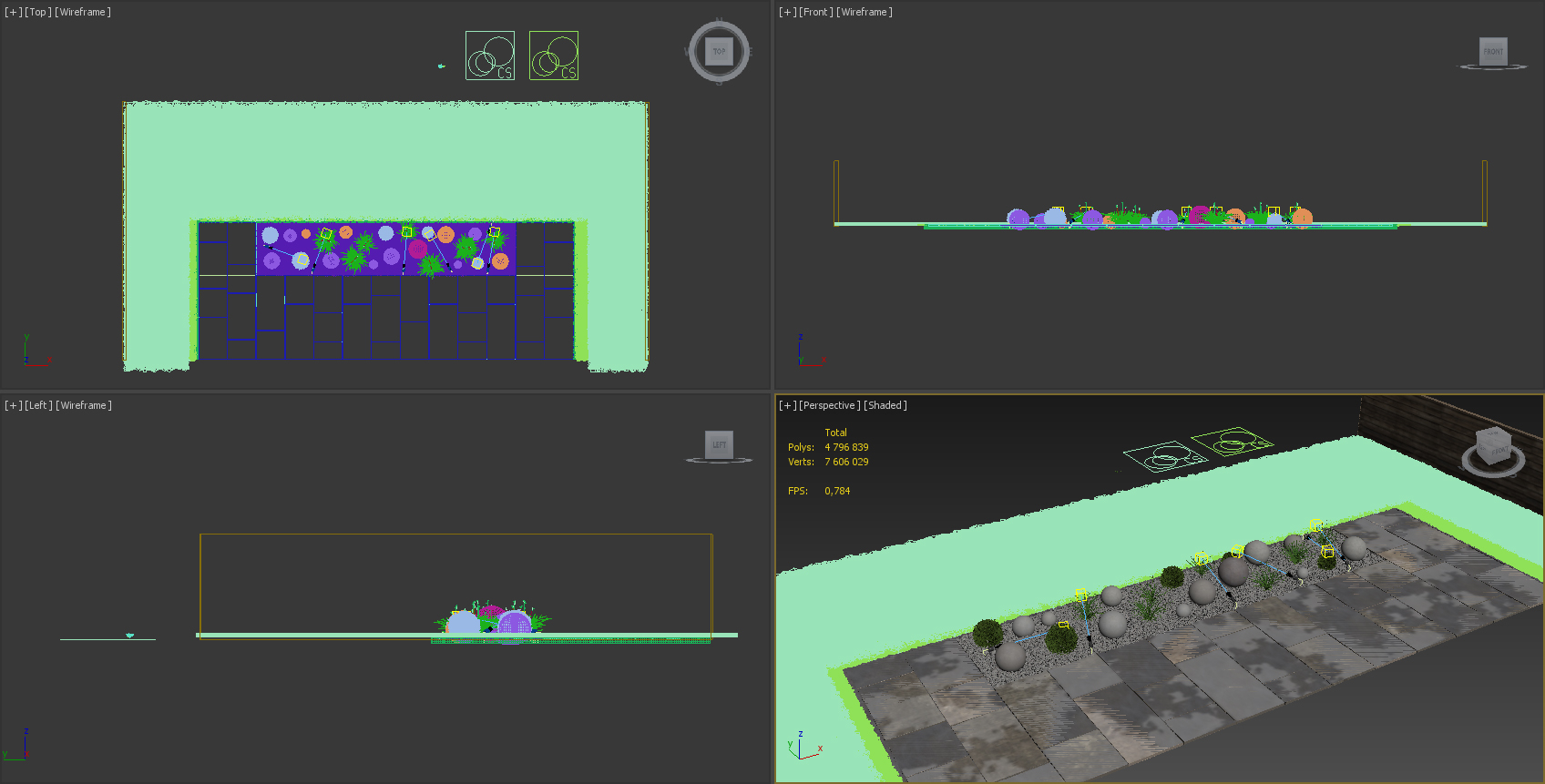 landscape balls plants max