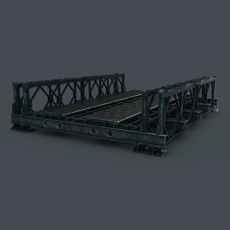 3d model bailey bridge construction