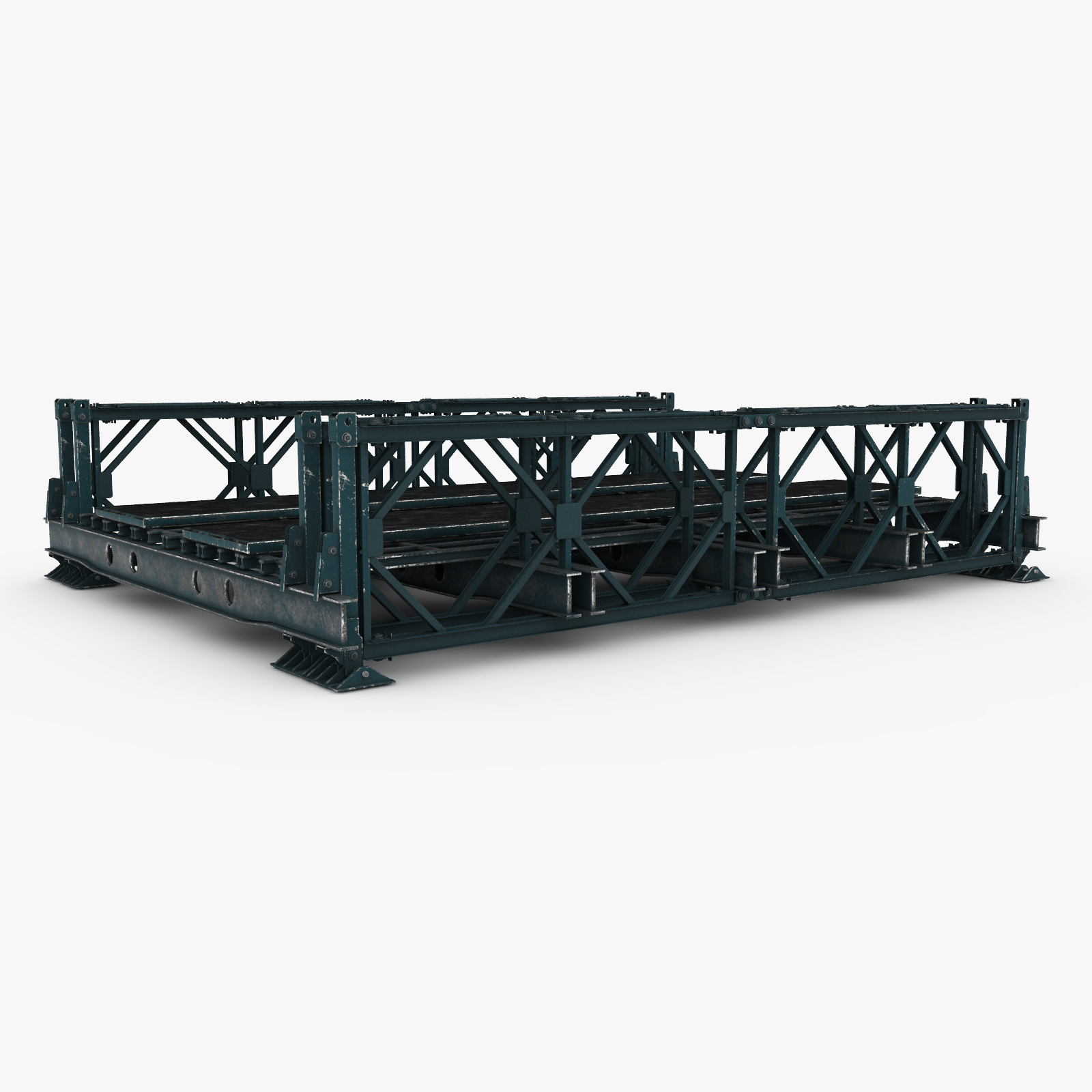 3d model bailey bridge construction