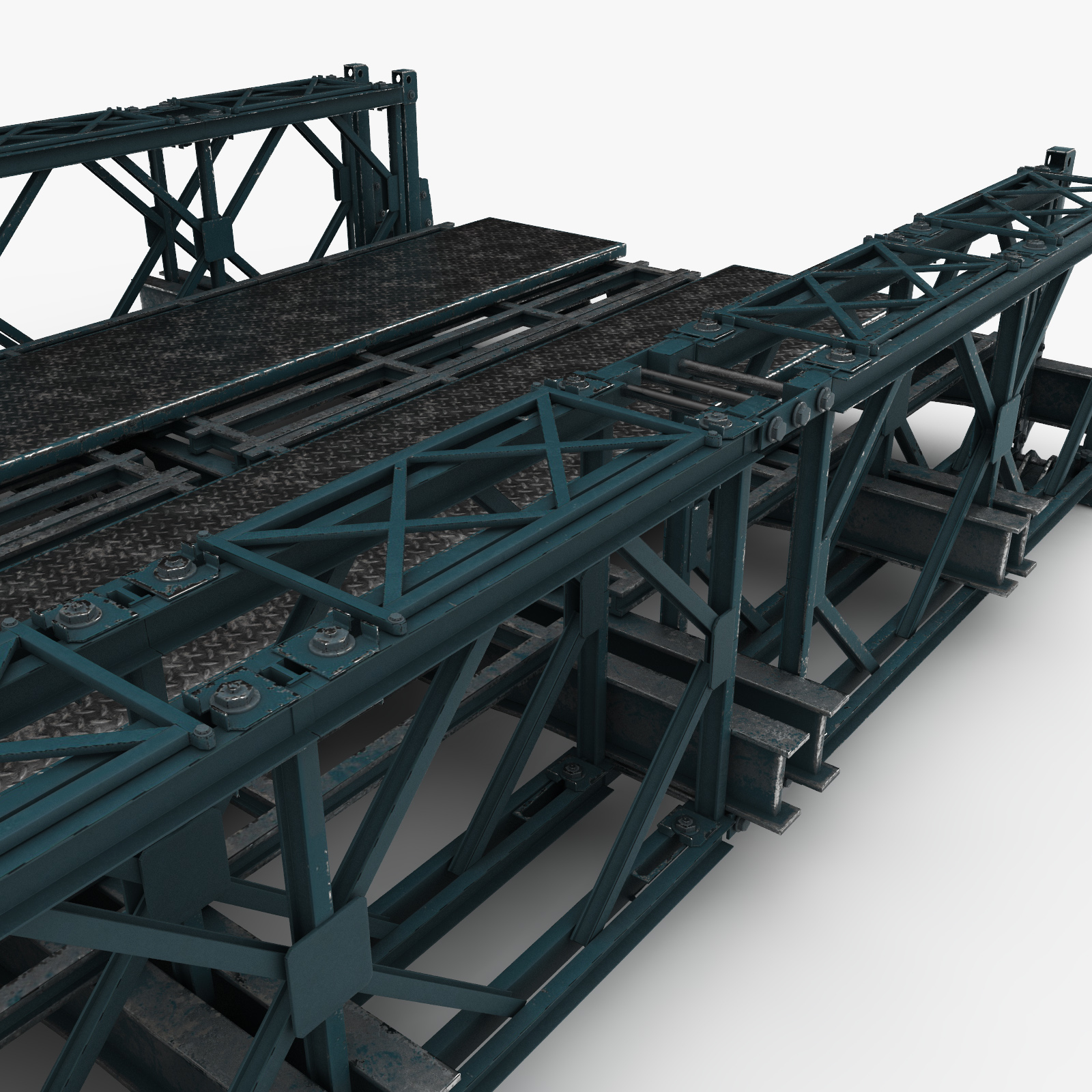 3d model bailey bridge construction