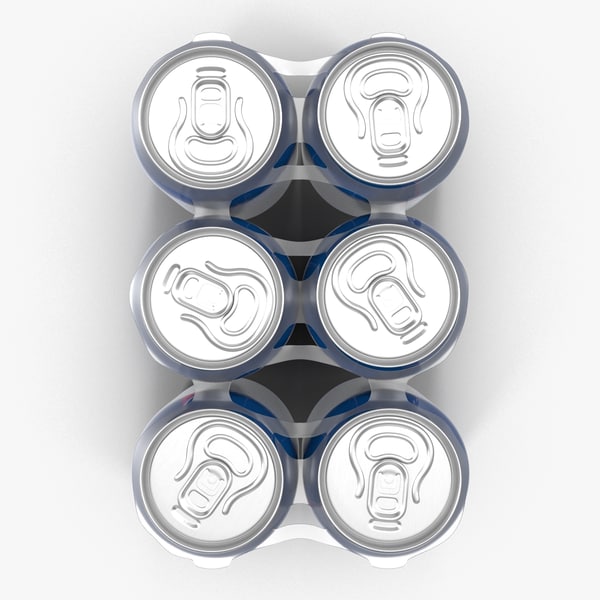 pack cans pepsi 3d model