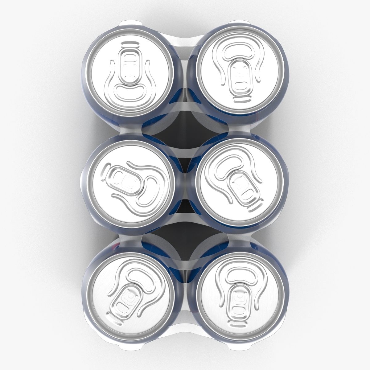 pack cans pepsi 3d model