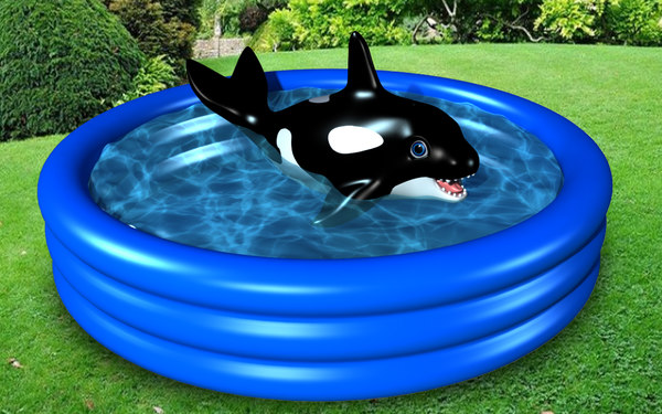 3d toy orca model