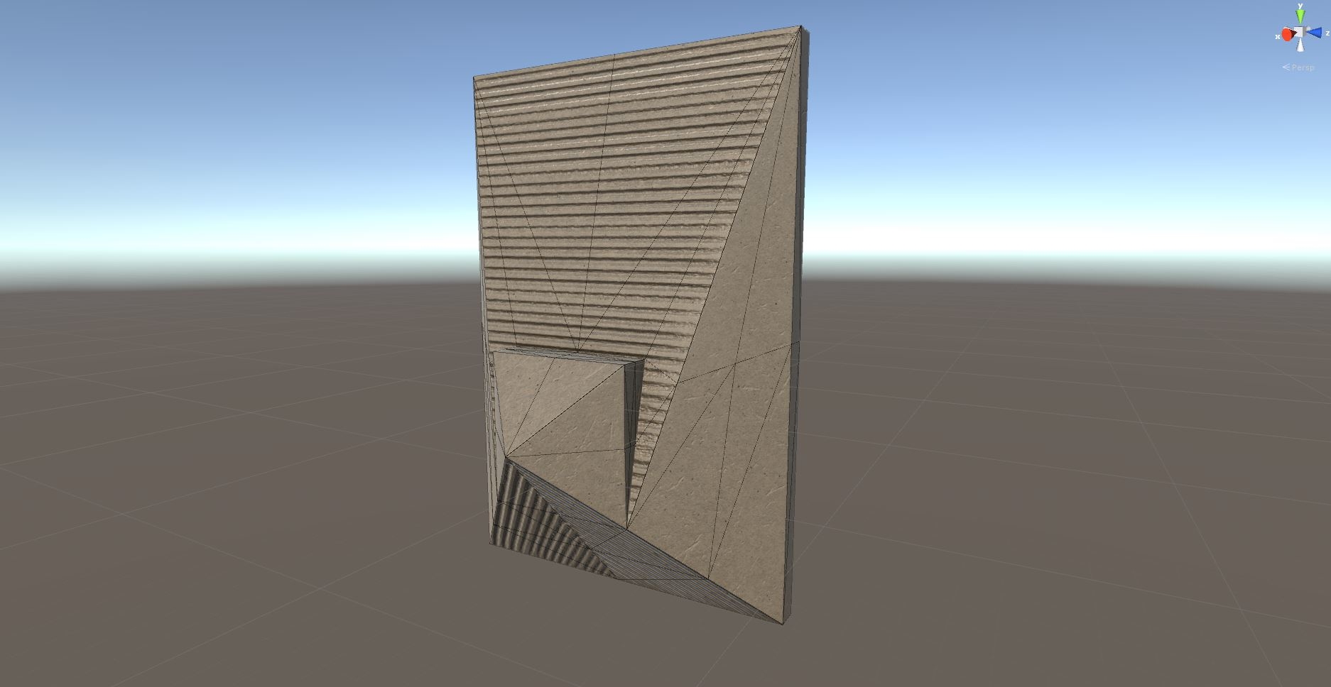 unity pyramid tile 3d model