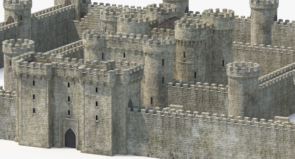 castle generic 3d max