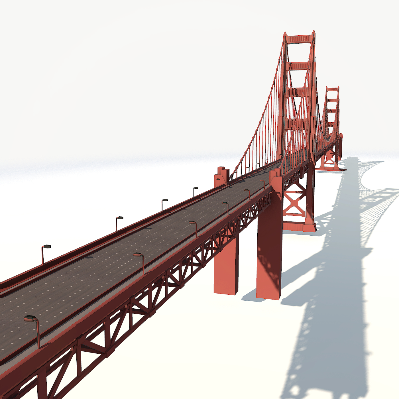 golden gate bridge 3d 3ds
