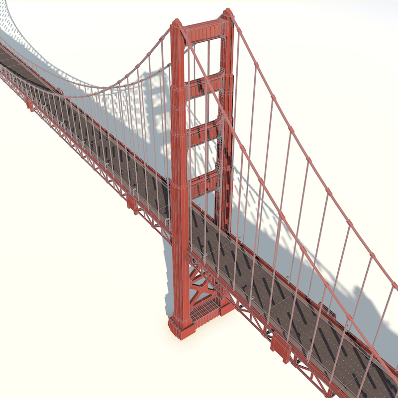 golden gate bridge 3d 3ds