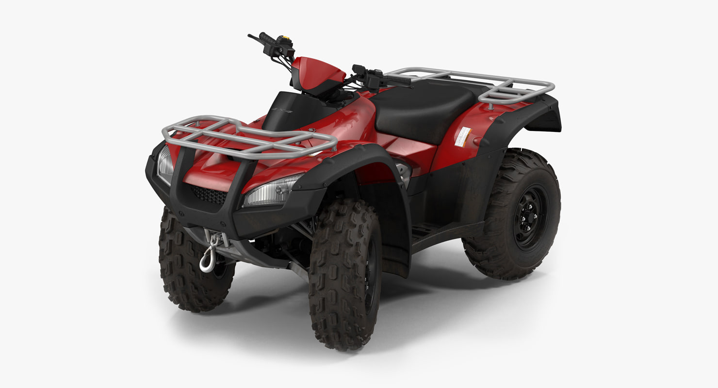 atv bike generic rigged 3d model