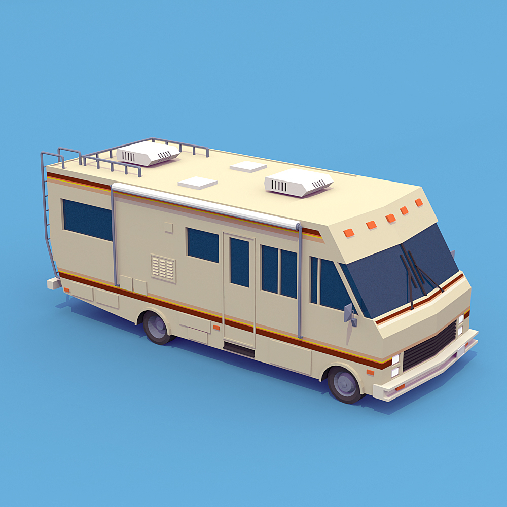 braking bad rv 3d model