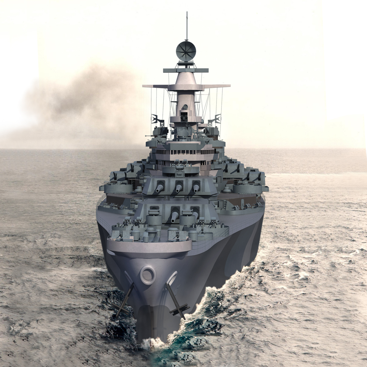 uss bb 63 missouri 3d model