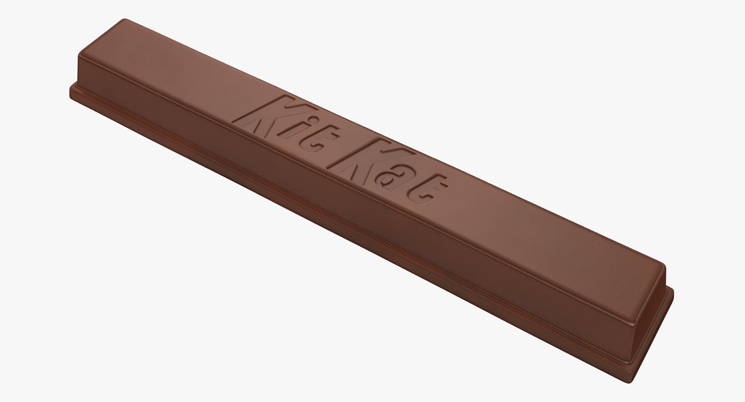 3d model realistic kit kat 1