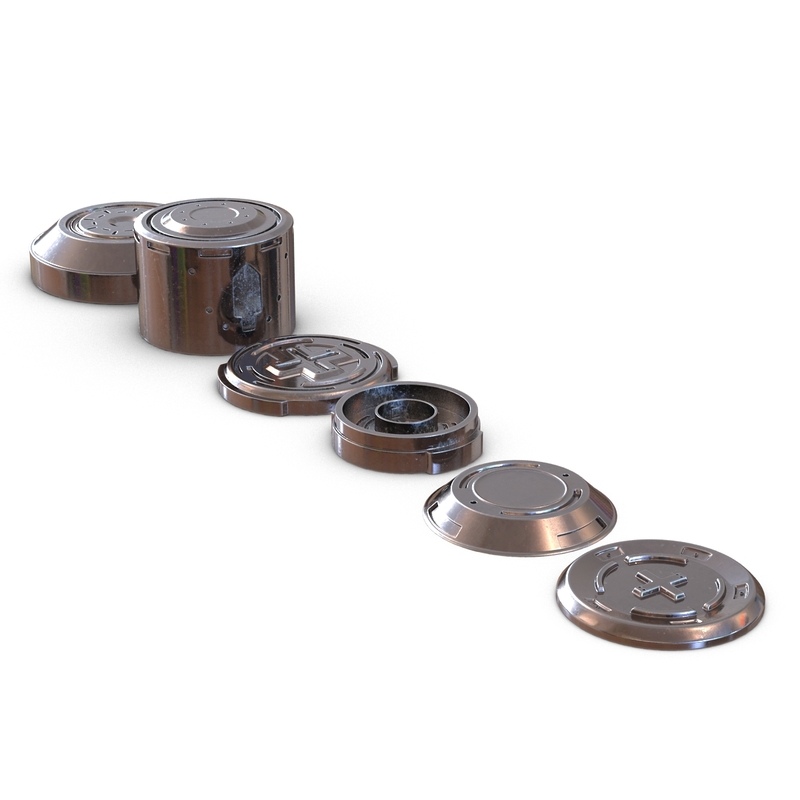 3d industrial anodized end caps