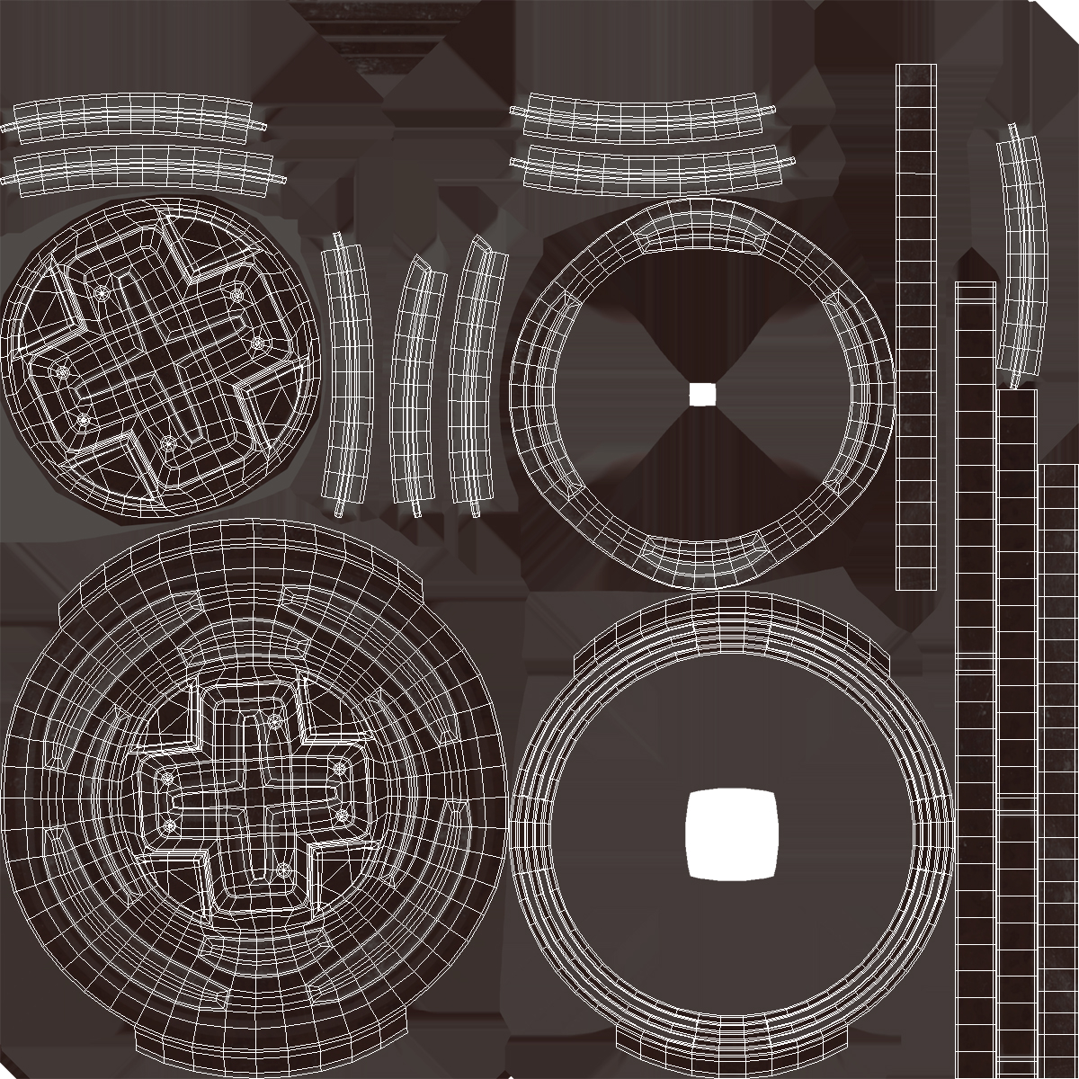 3d industrial anodized end caps