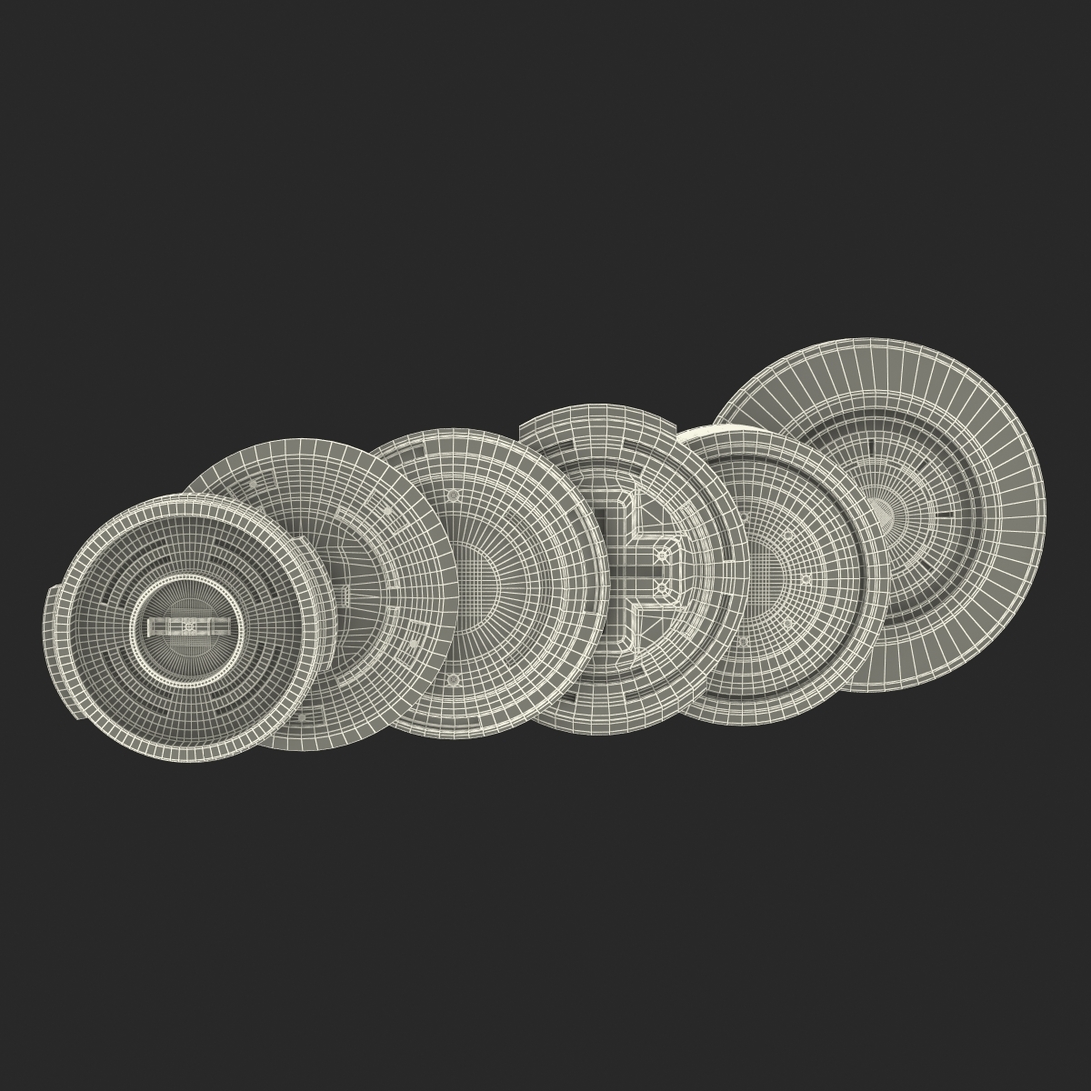 3d industrial anodized end caps